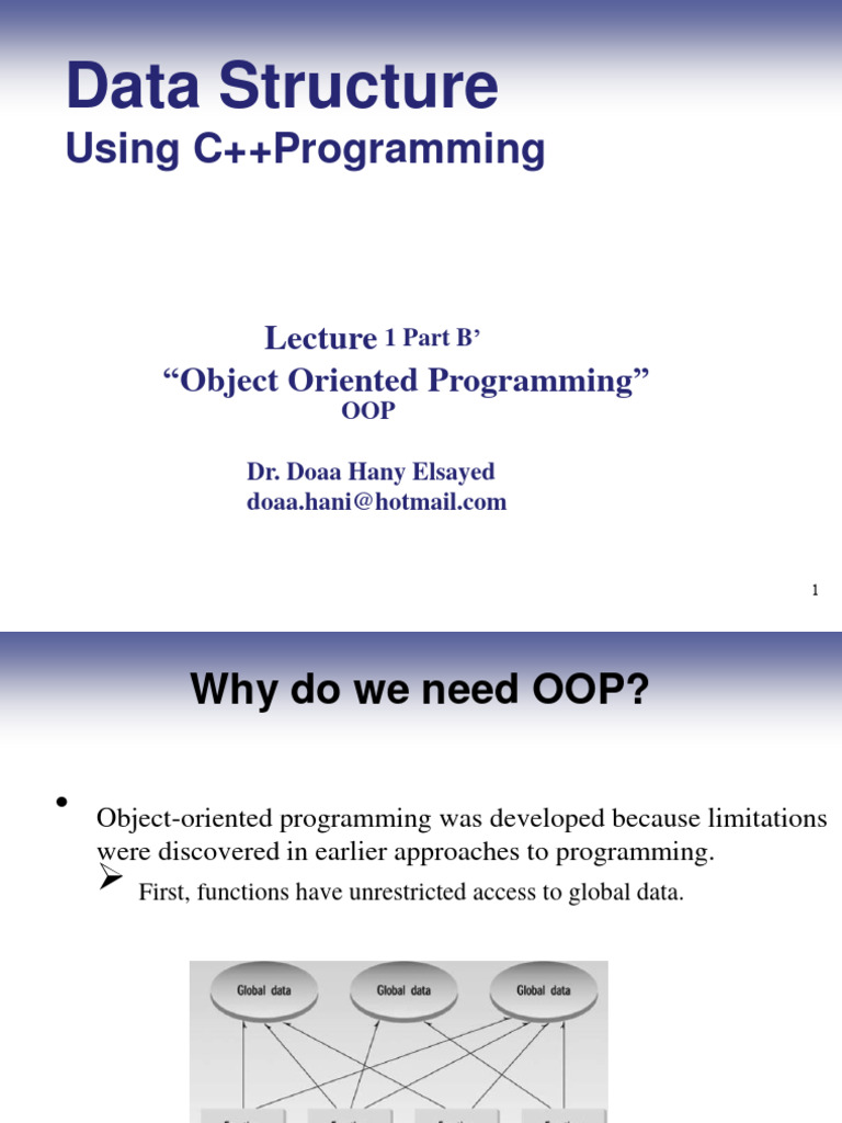 Lec1 Part B Oop Pdf Object Oriented Programming Class Computer Programming 