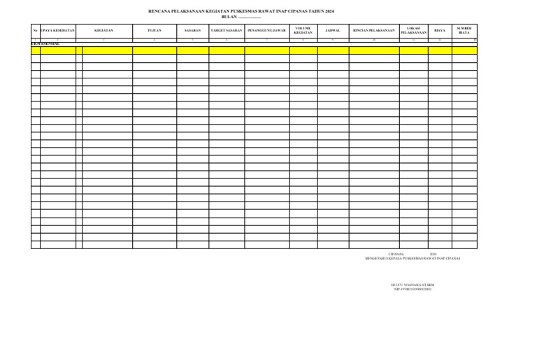 Format RPK 2024 | PDF
