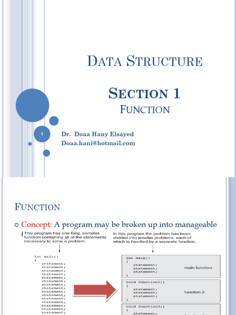 Function Pdf Parameter Computer Programming Control Flow