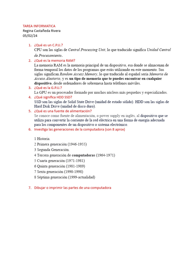 TAREA INFORMATICA | PDF