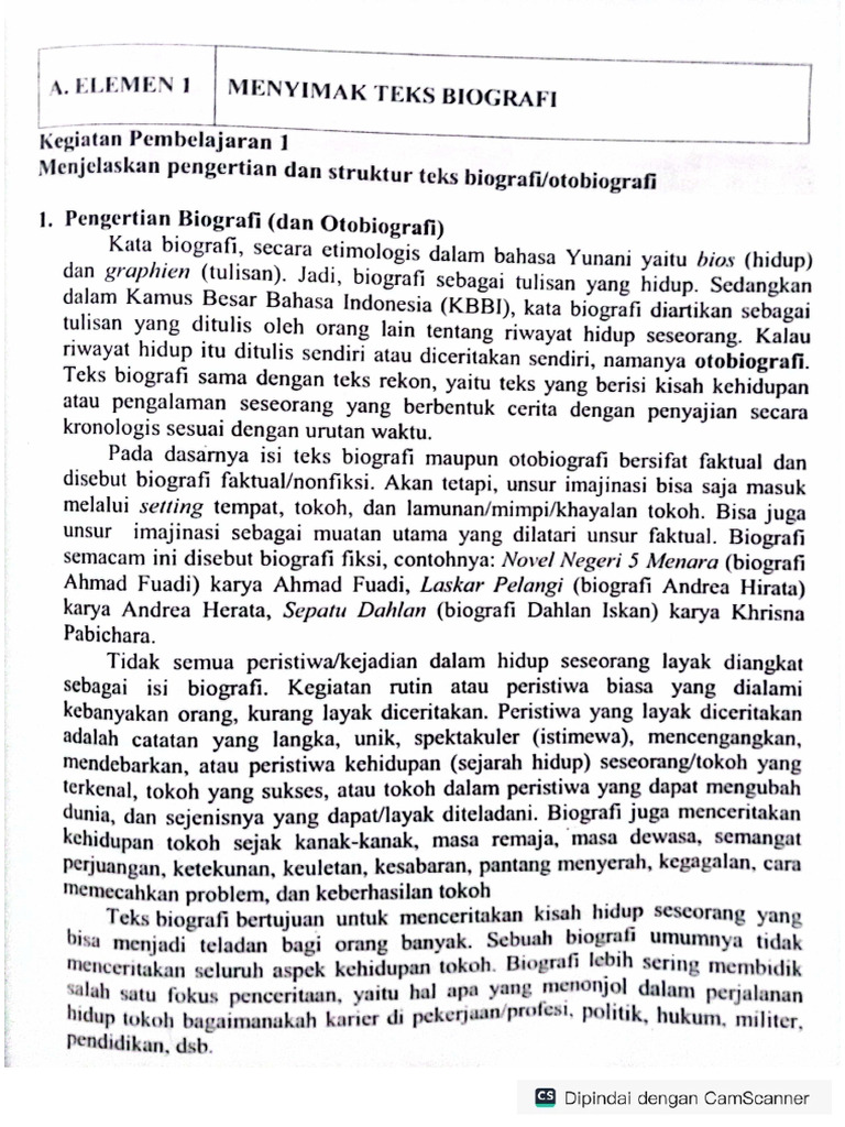 Materi Teks Biografi Pdf