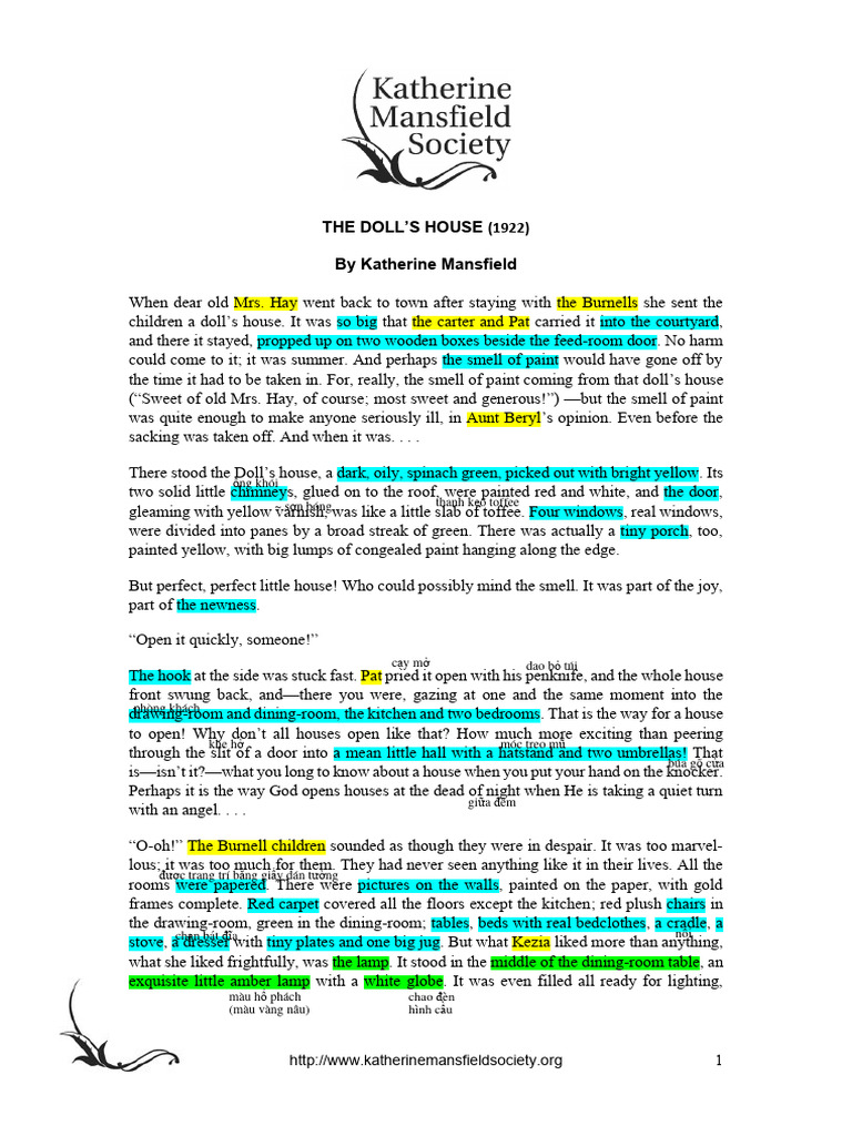 The Dolls House | PDF