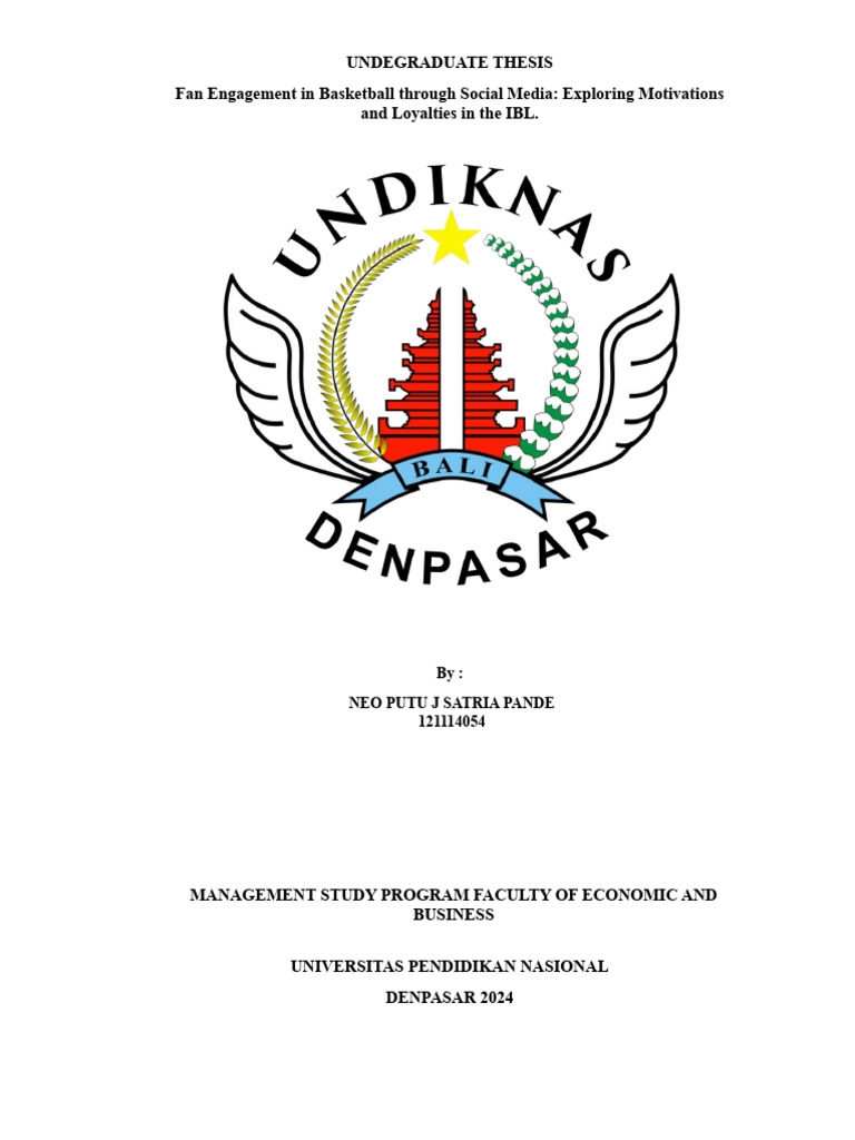 Neo Undergraduate Thesis Proposal | PDF | Popular Culture & Media Studies | Social Media