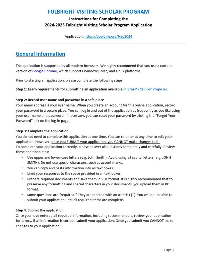 SCHOLARS-INSTRUCTIONS-2023 | PDF | Password | Login