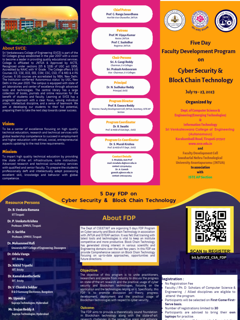 fdp-brochure | PDF | Computer Security | Security