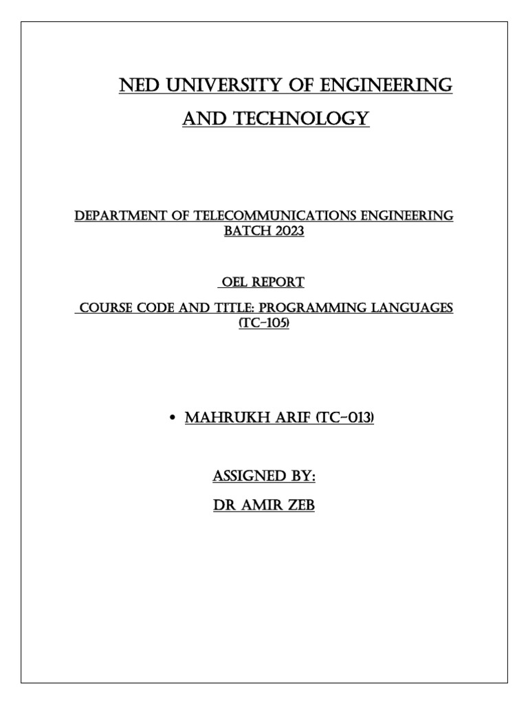 PL Report | PDF | Arduino | Light Emitting Diode