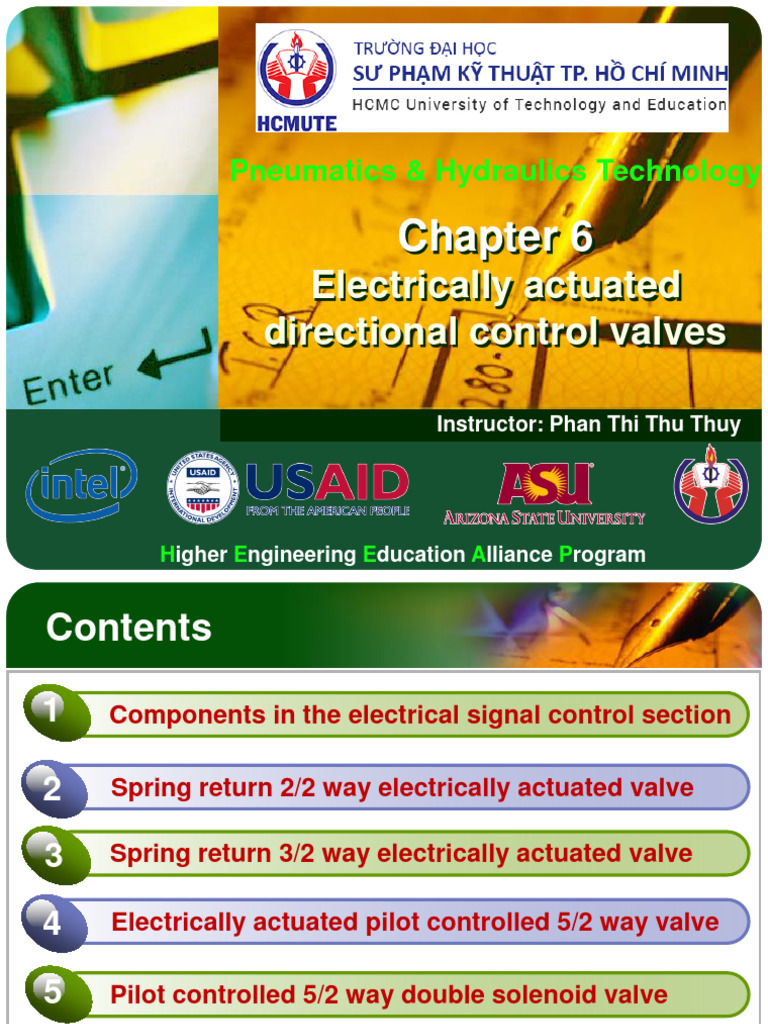 Chapter 6 - Electrically actuated valve_2020 | PDF | Valve | Relay