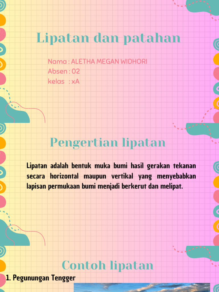 Lipatan dan Patahan: Pengertian dan Contoh | PDF | Ilmu Sosial | Perjalanan