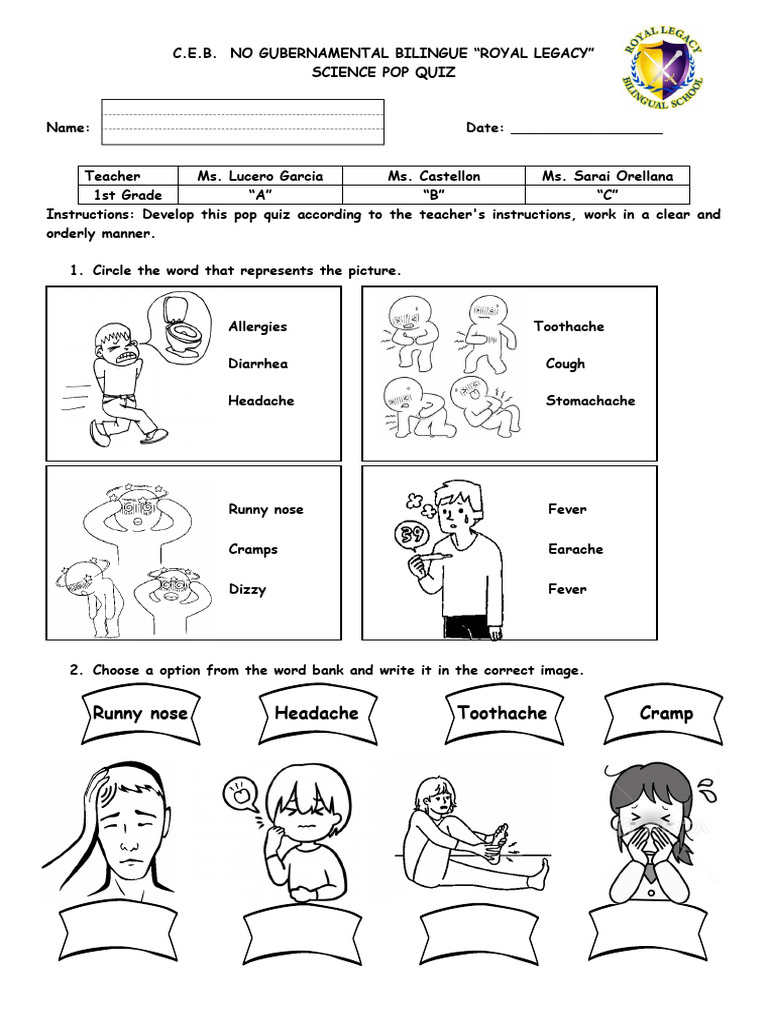 Science Pop Quiz-1 | Download Free PDF | Causes Of Death | Diseases And ...