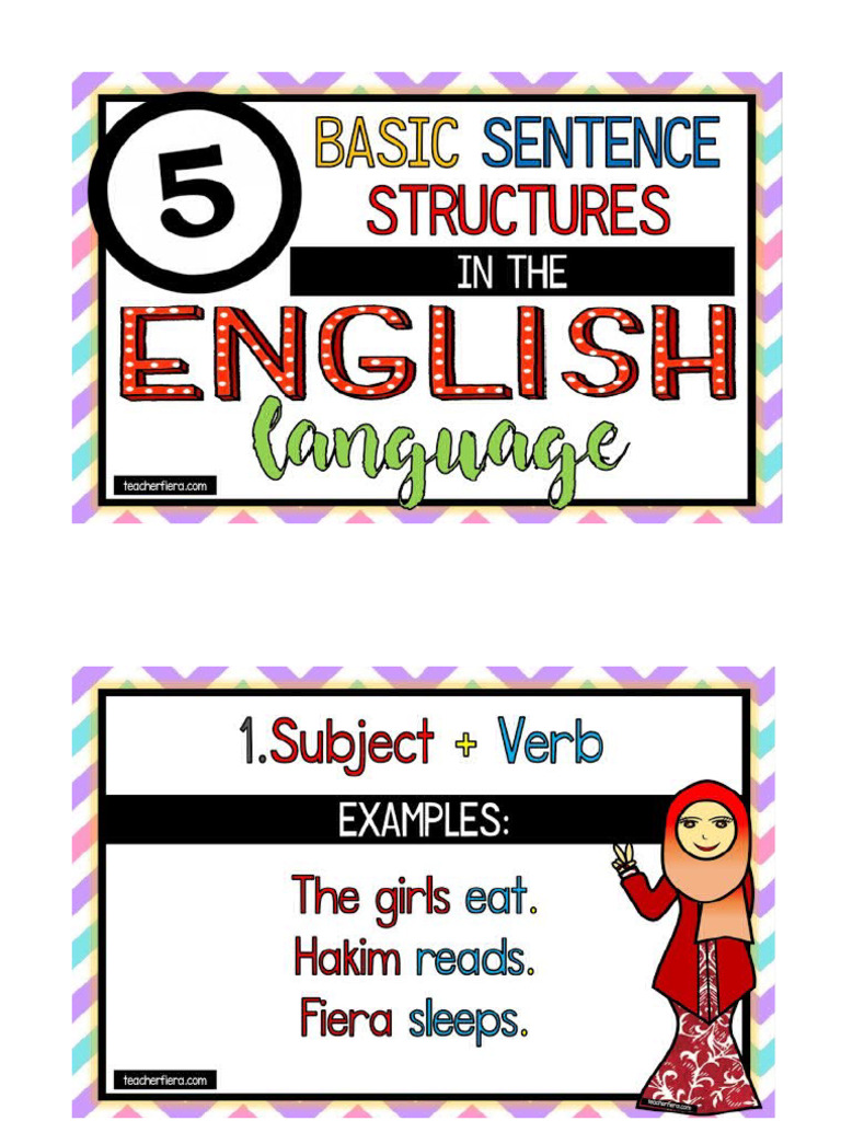 Basic sentence structures | PDF