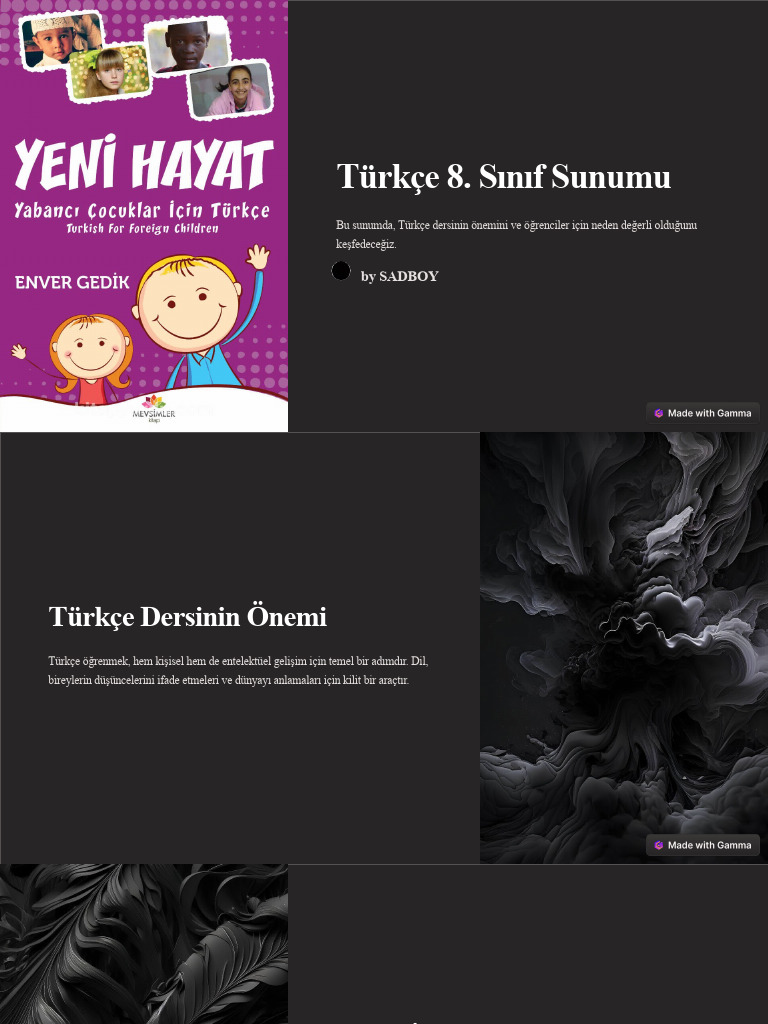 Turkce 8 Sinif Sunumu | PDF