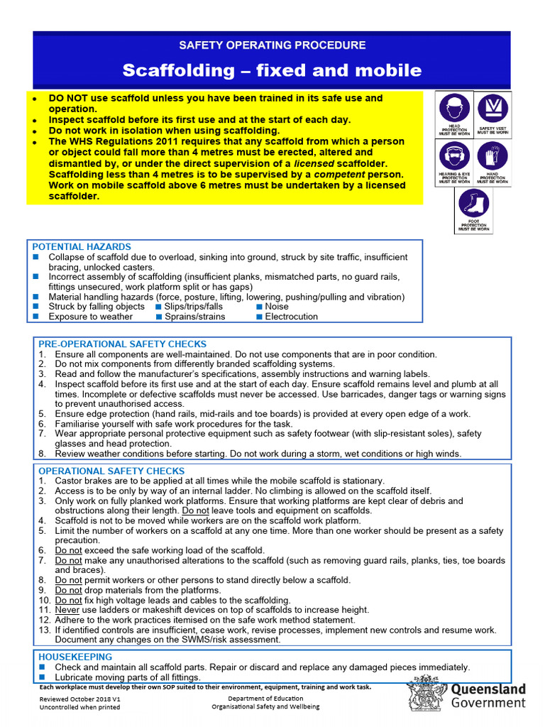 Scaffolding | PDF | Scaffolding | Safety