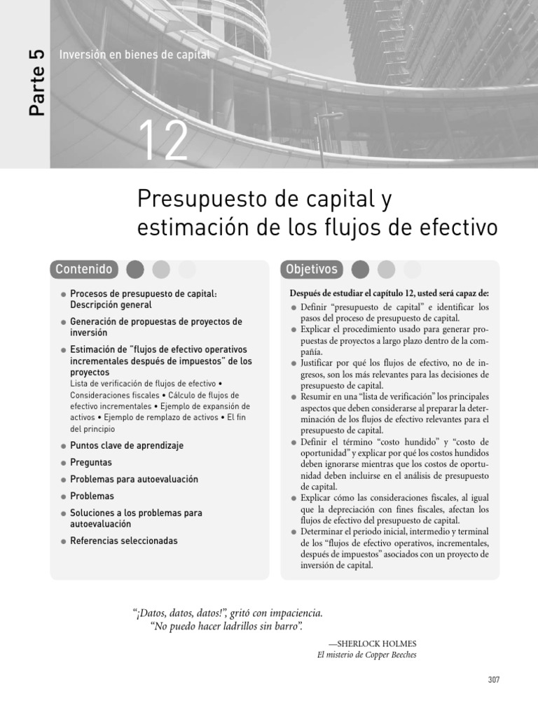 Presupuesto de capital | PDF | Presupuesto | Depreciación