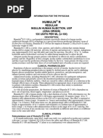 Humulin R U-500 Dosage Conversion Guide | PDF | Syringe