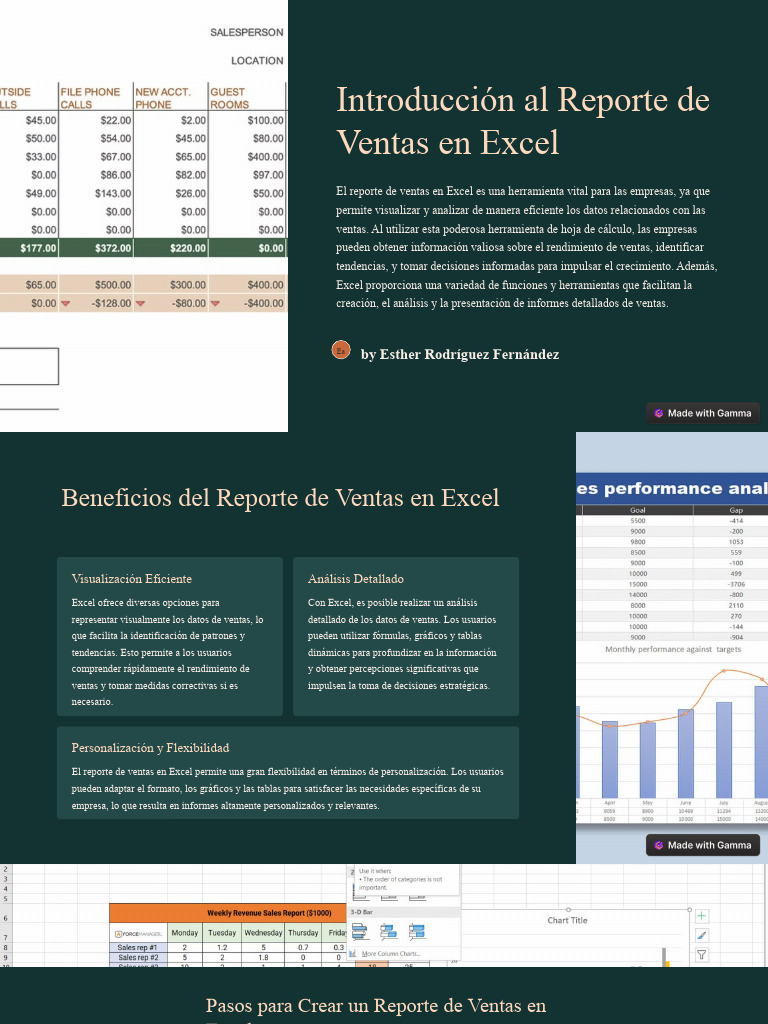 Reporte de Ventas en Excel: Guía Completa | PDF | Microsoft Excel ...