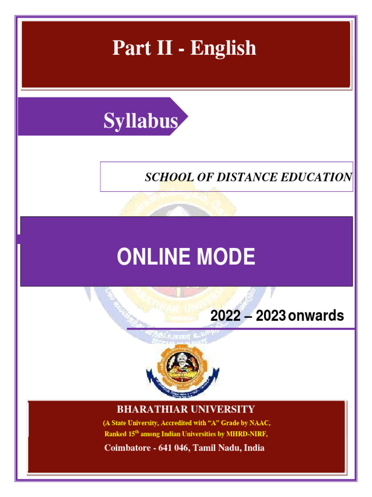 Distance Learning English Guide | PDF | English Language | Word