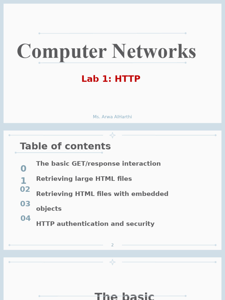 Networks Lab1 - Tagged | PDF | World Wide Web | Internet & Web