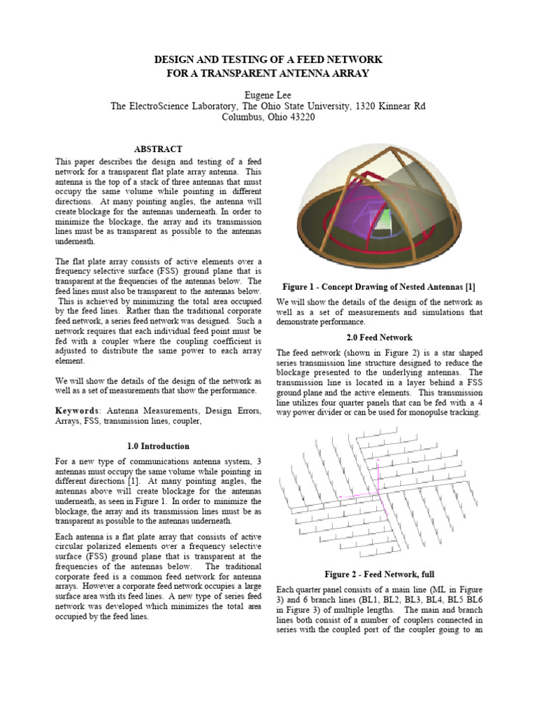 Syntonics FSS-Antenna AMTA2005 | PDF