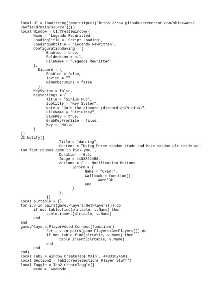 Legends Rewritten . Script | PDF | Computing | Software