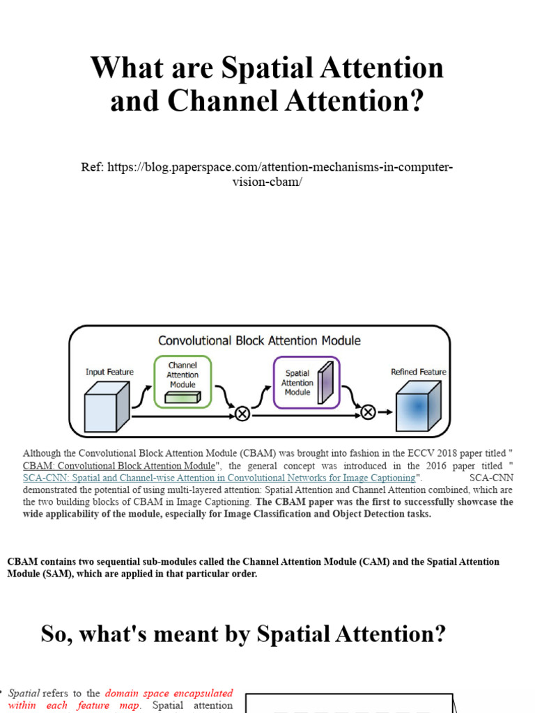Spatial Attention and Channel Attention | PDF | Attention | Applied Mathematics