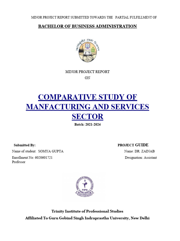 Guidelines - MINOR PROJECT REPORT 2ND SEM - Wef 2021-24 Batch-1 | PDF ...