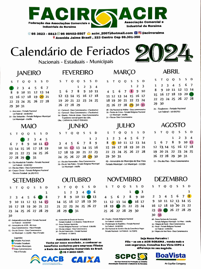 Calendario de Feriados | PDF