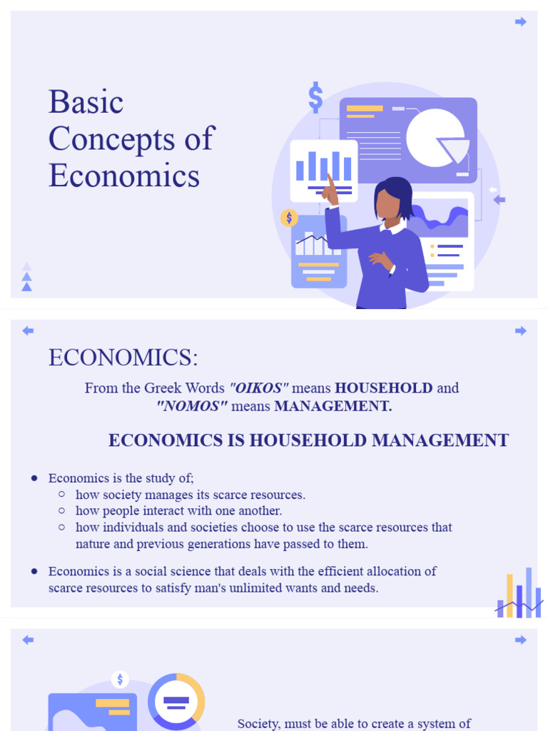 Economics: Key Concepts and Principles | PDF | Economic Equilibrium ...