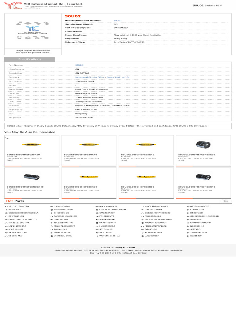 Specifications: Parts | PDF