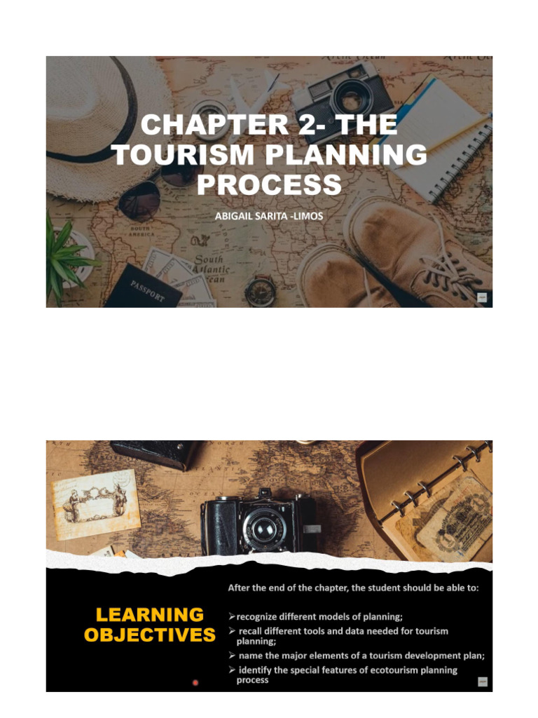 Chapter 2 The Tourism Planning Process | PDF
