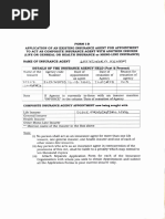 LIC Insurance Agent Application Form | PDF