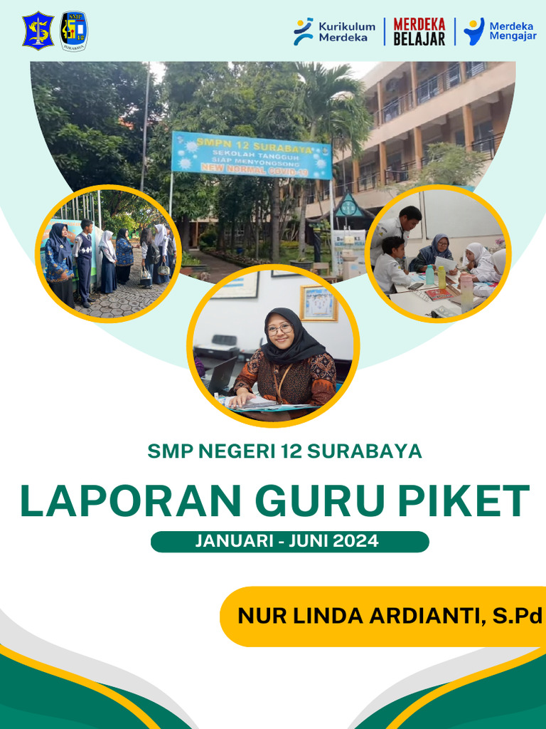 Laporan Guru Piket Januari-Juni 2024 Nur Linda Ardianti | PDF