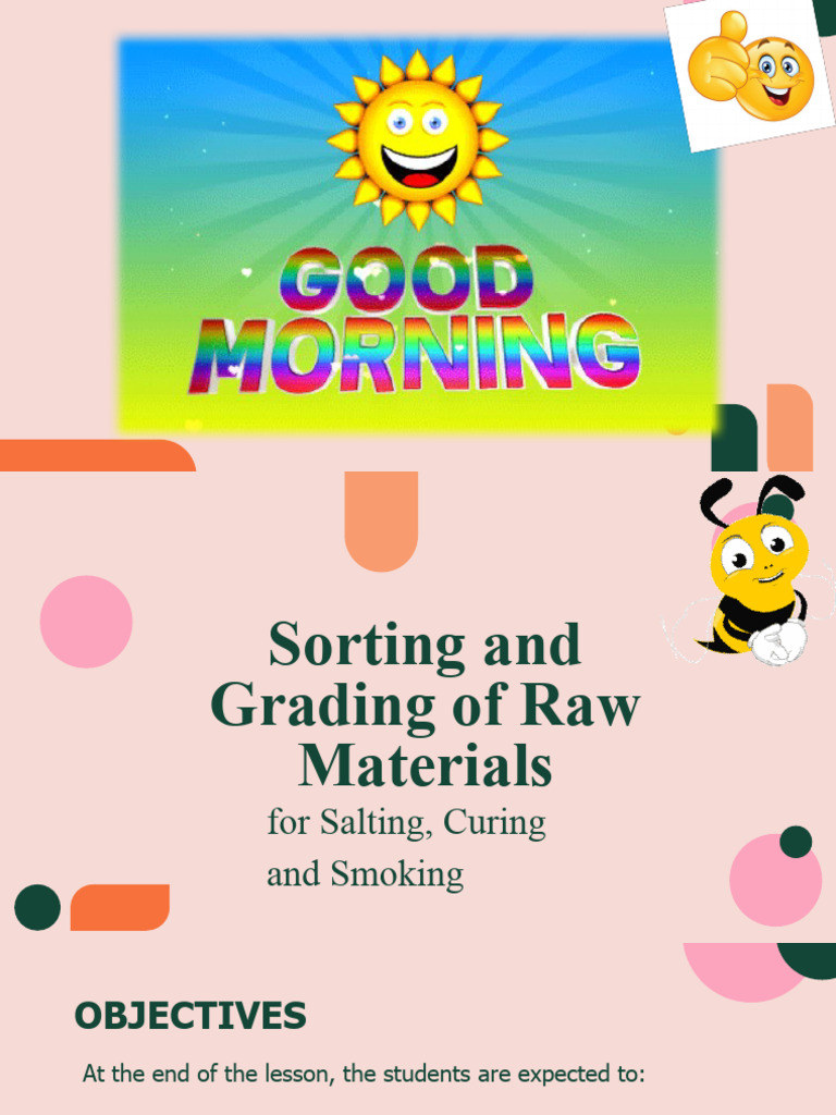 Sorting and Grading in Food Processing | PDF | Meat | Curing (Food ...