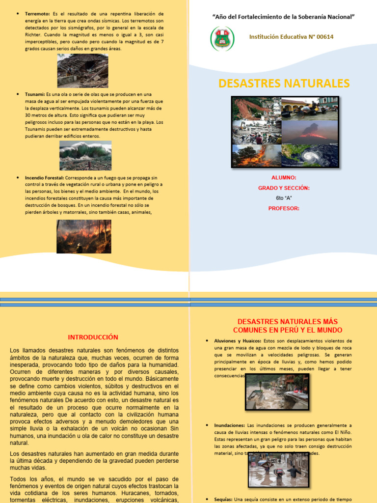 Diptico | Descargar gratis PDF | Desastres naturales | Tsunami Diptico | Descargar gratis PDF | Desastres naturales | Tsunami
