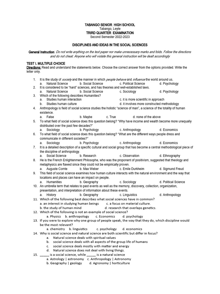 DISS Midterm2 | PDF | Social Sciences | Science