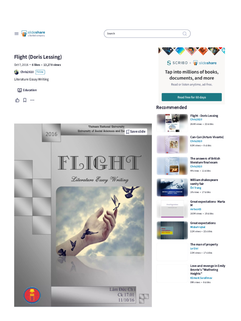 Flight (Doris Lessing) - PDF | PDF