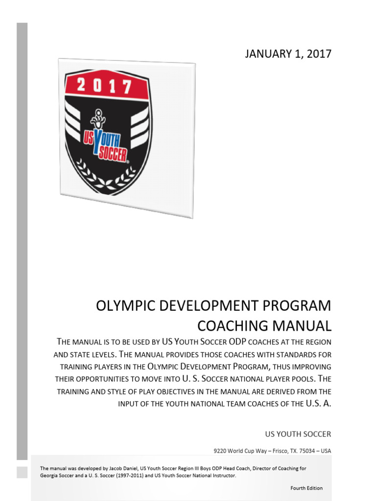 US - Youth - Soccer Coaching - Manual.2017 | PDF | Association Football ...