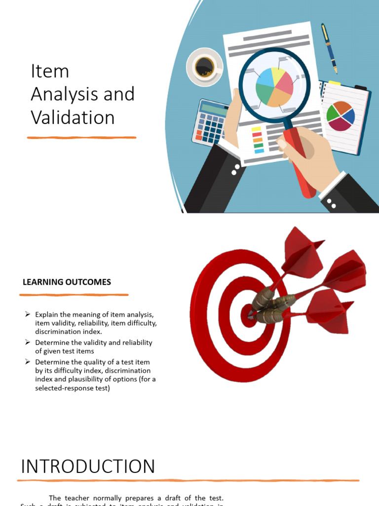 Item Analysis and Test Validation Guide | PDF | Validity (Statistics ...