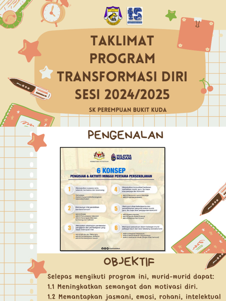 Program Transformasi Diri SK Bukit Kuda | PDF | Karier & Perkembangan