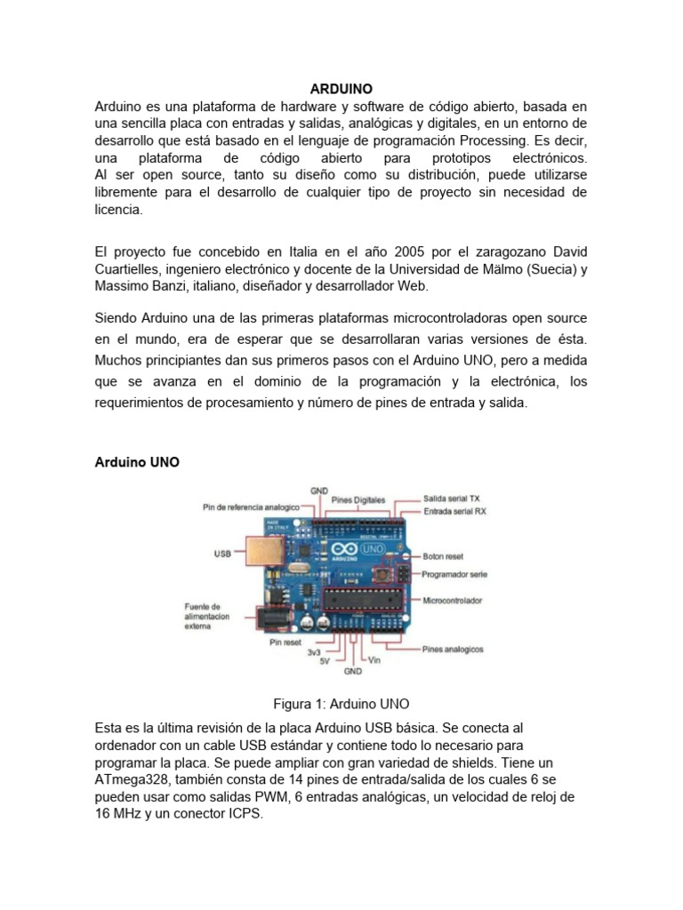 Todo Arduinoarduino Pdf Arduino Microcontrolador