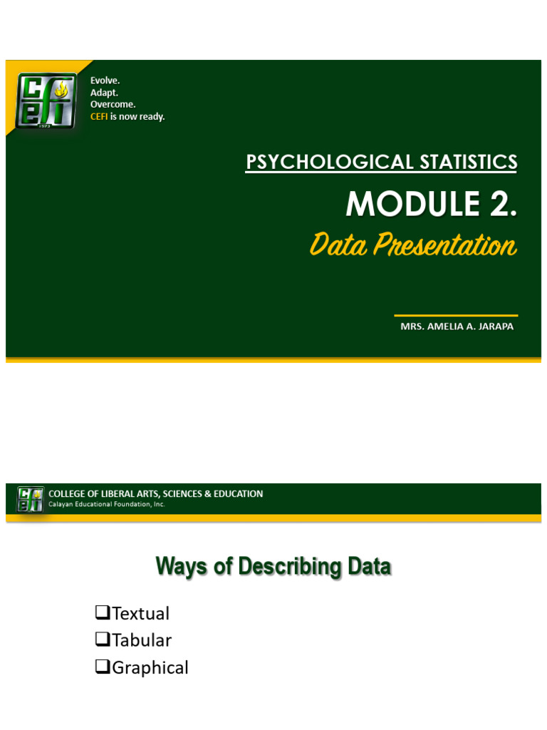 Module 2 Psych Stat | PDF | Applied Mathematics