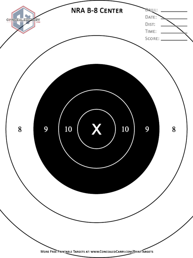 NRA B 8 Center | PDF