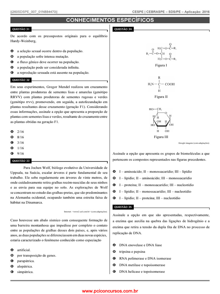 PV Conhec Espec Cargo 10 Perito Criminal Cienc Biolo Biomedicina | PDF | DNA | Microrganismo