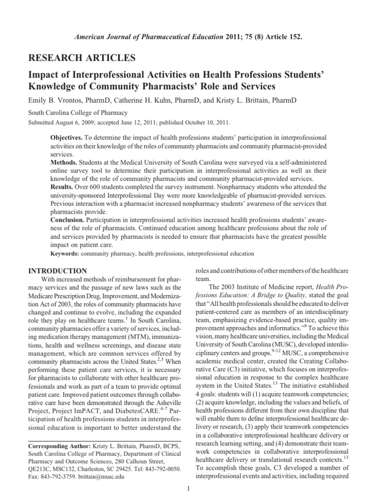 AMA Sample paper | PDF | Pharmacy | Pharmacist