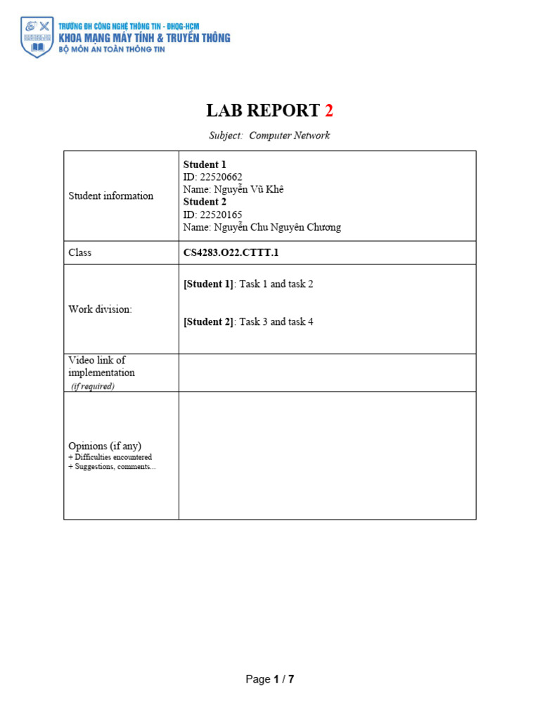CS4283.O22.CTTT.1 - Lab2 - 22520165 - 22520662 (AutoRecovered) | PDF | Networking | Internet & Web