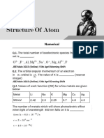 Atomic Structure Pyq | PDF