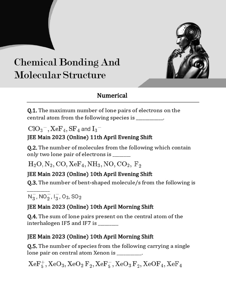 CHEM 3 CHEMICAL BONDING | PDF | Chemical Bond | Ion