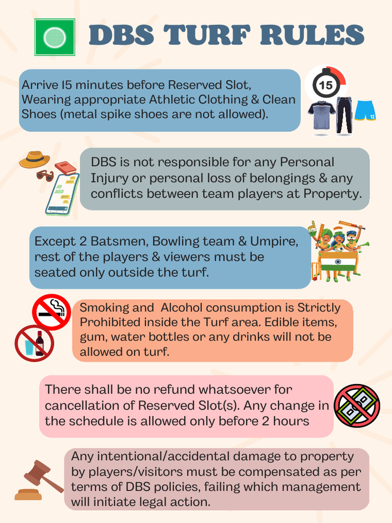 DBS Turf Rules | PDF