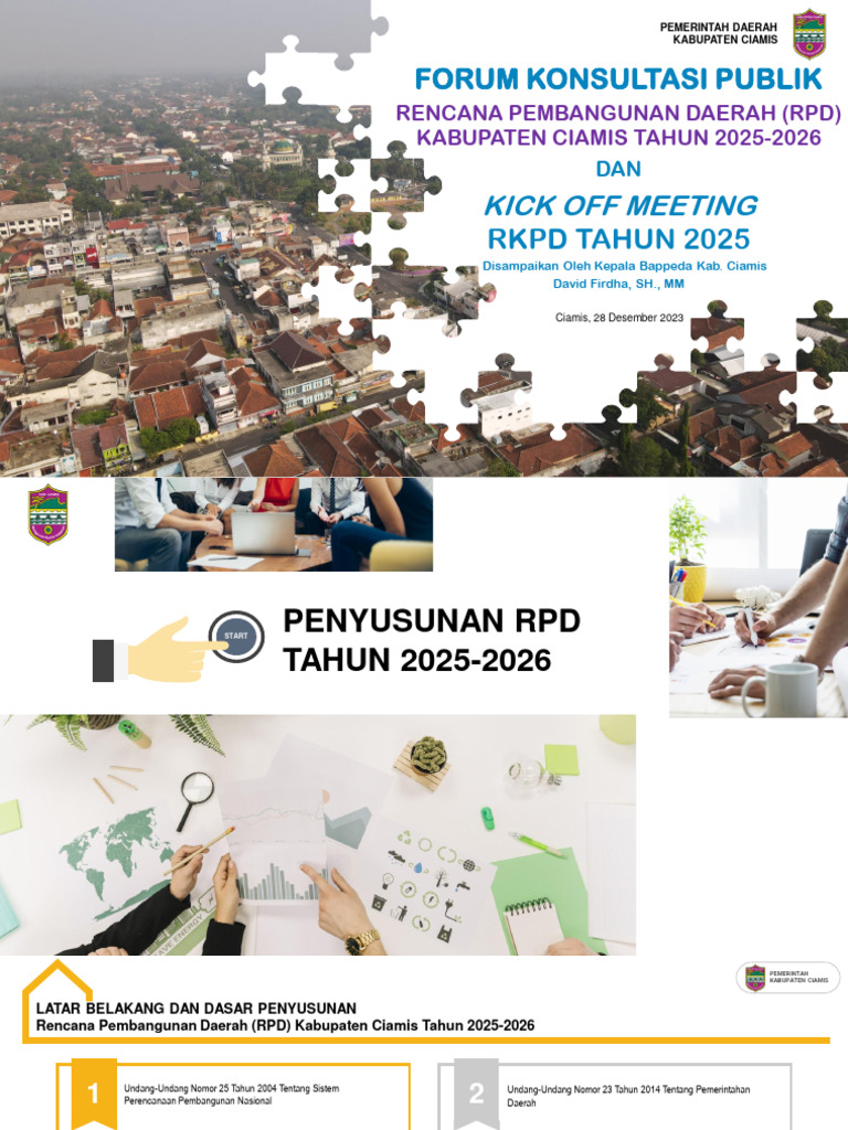 Rencana Pembangunan Ciamis 2025-2026 | PDF