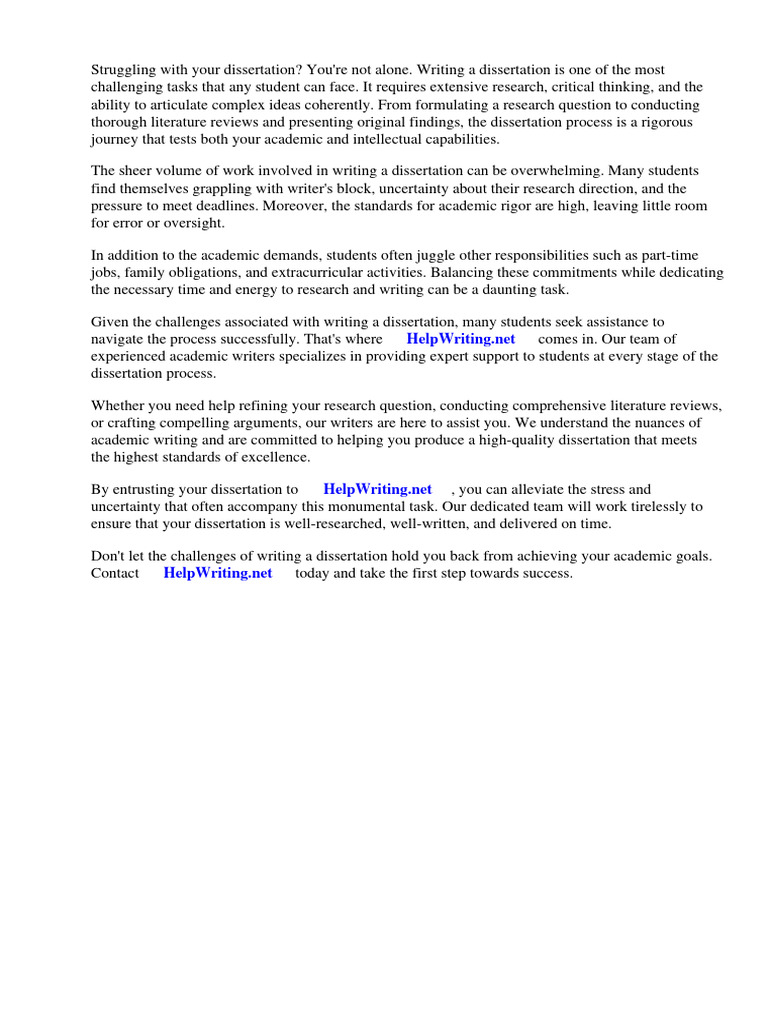 Dissertation Challenges | PDF | Thesis | Methodology