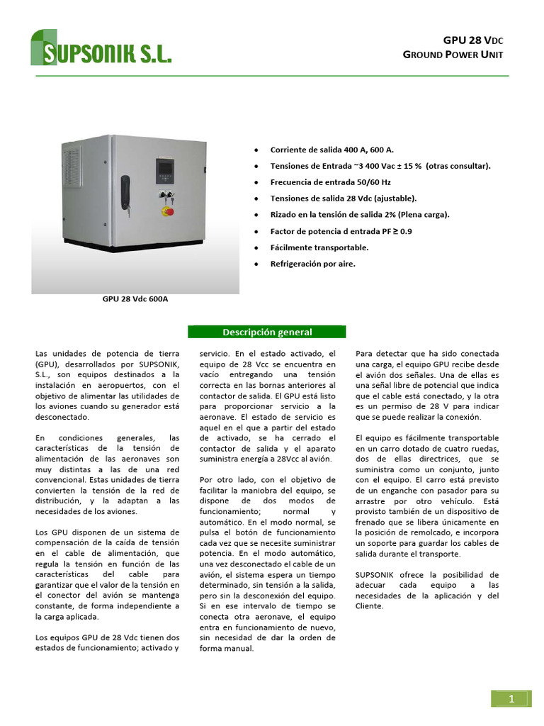 Convertidor 28vdc Gpu | PDF | Rectificador | Electricidad